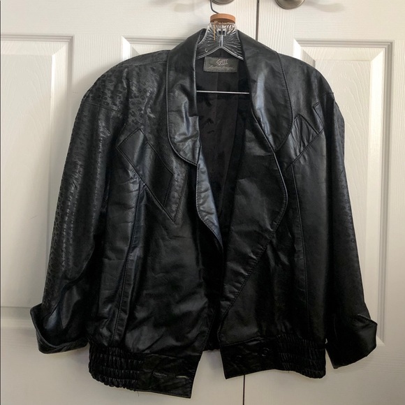 Jackets & Coats | Vintage 8s Leather Jacket | Poshmark